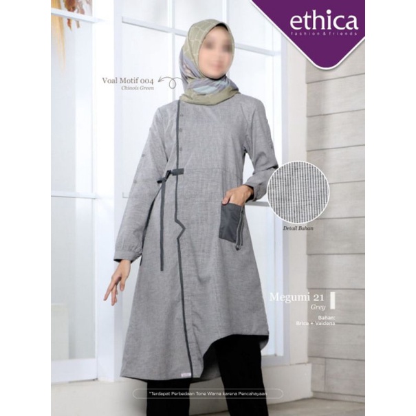 Jual Ethica Megumi 21 (Grey, Dusty Pink) | Shopee Indonesia