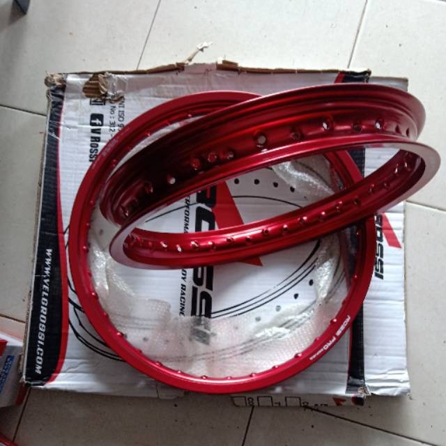 Jual Velg Rossi ukuran 1821 Hole 36 merah | Shopee Indonesia