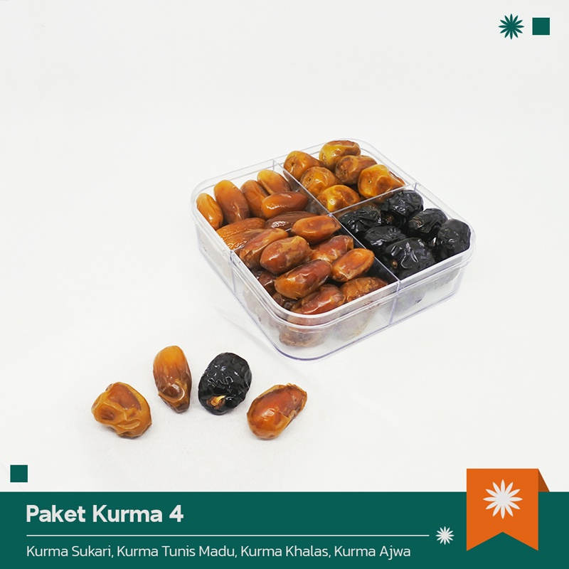 Jual Hampers Kurma 3in1 / Paket Kurma 4in1 / Paket Kurma Campur / Kurma ...