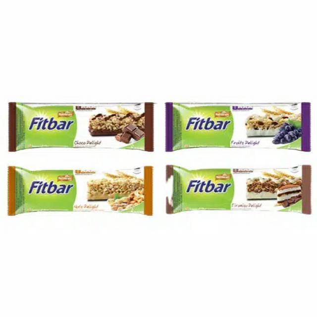 Jual FITBAR Multigrain Snack Bar 25 gr ALL VARIAN - Oat - Cemilan Diet ...