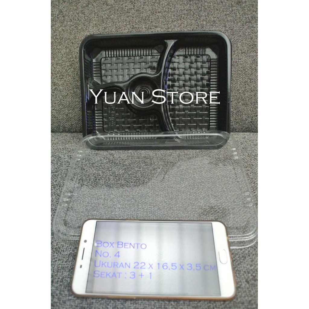 Jual Box Bento No.4 | Bento | Mika Bento | Tray Bento | Tempat Nasi ...