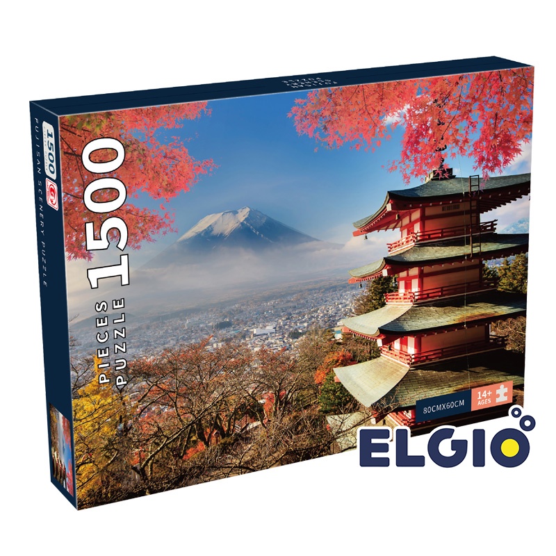 Jual ELGIO - Puzzle 1500 pcs Hao Xiang Pemandangan Gunung Fuji Mount ...