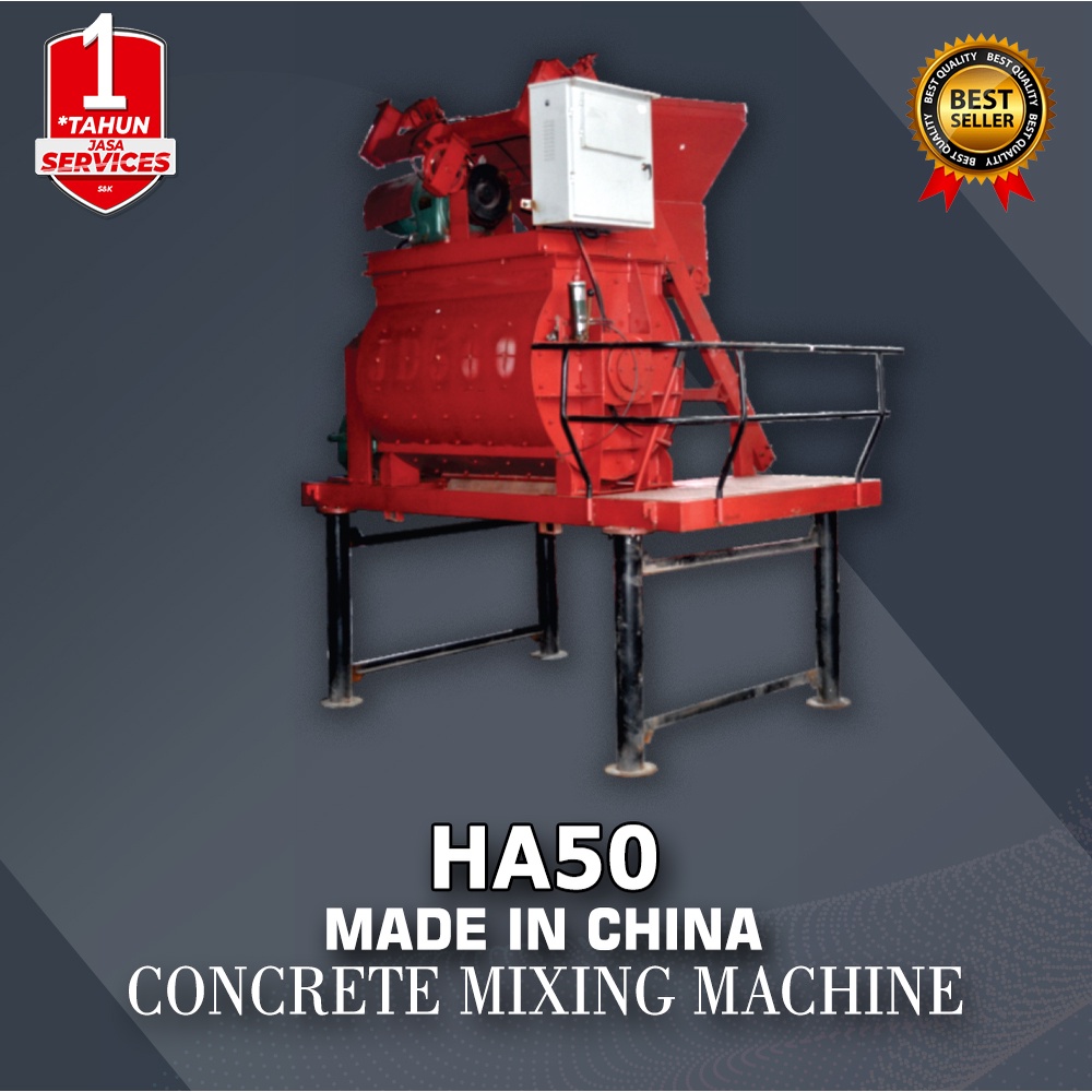 Jual Mesin Pengaduk Semen Molen Mesin Concrete Mixing 500L beton AKS ...