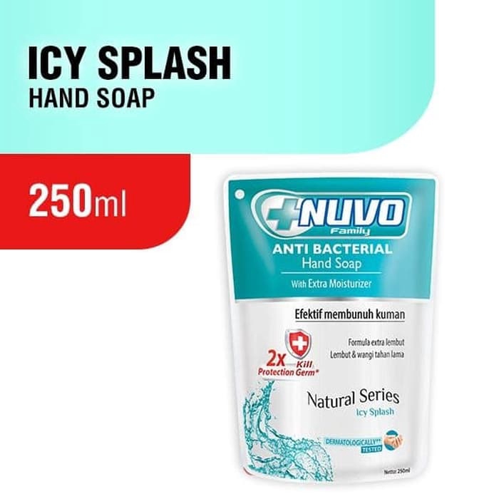 Jual Nuvo Hand Soap Biru Mild Protect Refill 200 ml | Sabun Cuci Tangan ...