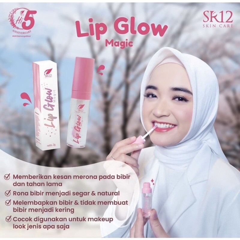 Jual SR12 LIP GLOW MAGIC 2 GRAM BIBIR GLOSSY GLOWING WARNA BIBIR CANTIK LEMBAB | Shopee Indonesia