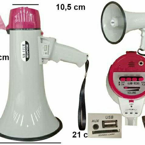 Jual Megaphone Toa ES 11 UR Merk Ealsem + USB Garansi 1 Tahun | Shopee ...