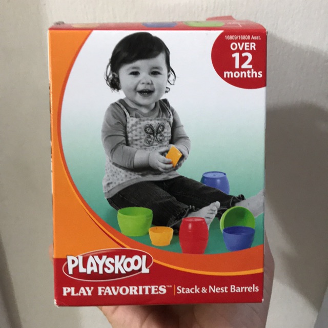 Jual Playskool Stack & Nest Barrels | Shopee Indonesia