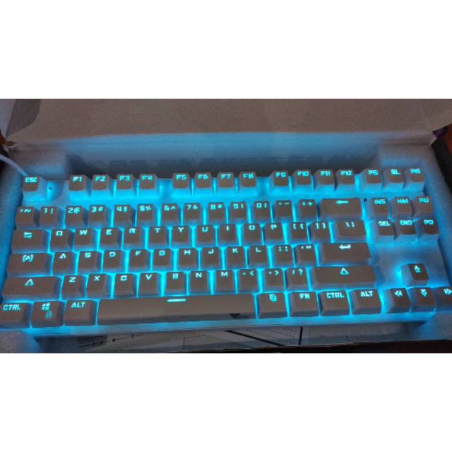 Jual Keyboard gaming rgb warna putih | Shopee Indonesia