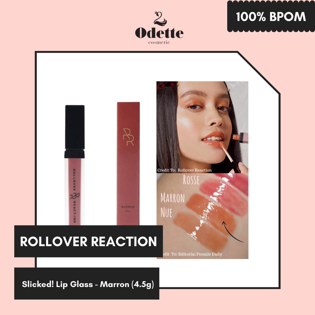 Jual ROLLOVER REACTION SLICKED LIP GLASS - NUE (4.5G) | Shopee Indonesia