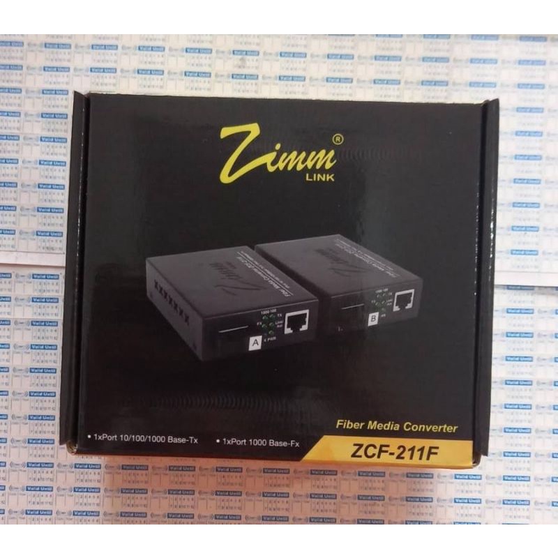 Jual MEDIA CONVERTER ZIMMLINK ZCF-211F GIGABIT | Shopee Indonesia