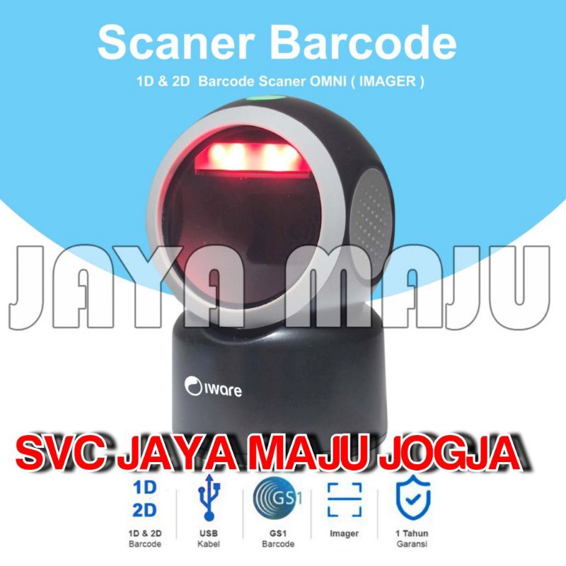 Jual IWARE OS 930 - USB - 1D 2D || BARCODE SCANNER - CMOS AREA IMAGER ...