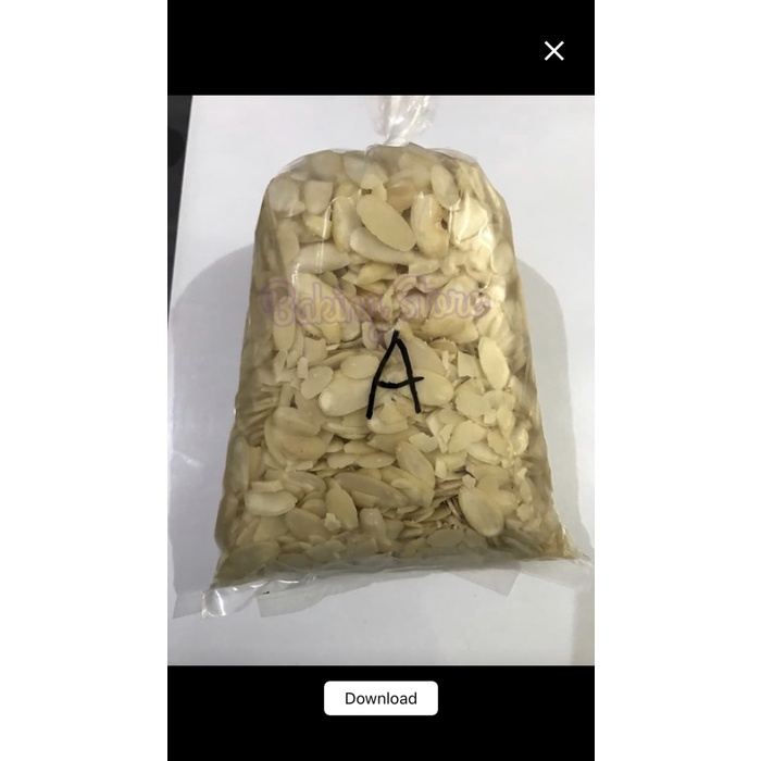 Jual Kacang Almond Slice Repack 1kg | Shopee Indonesia