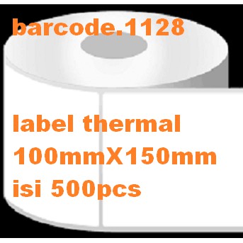 Jual LABEL THERMAL 100MM x150MM | Shopee Indonesia