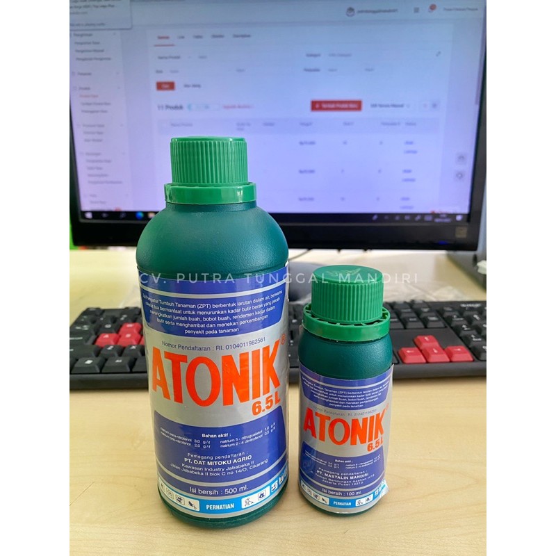 Jual ATONIK 6.0 L Pupuk Cair Hormon ZPT (Zat Pengatur Tumbuh) | Shopee ...
