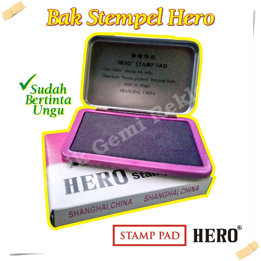 Jual Stamp Pad Hero Bak Stempel | Shopee Indonesia
