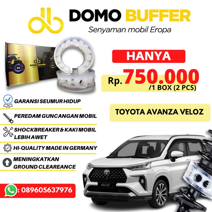 Jual DOMO BUFFER AVANZA VELOZ SPRING BUFFER SPORT BUFFER PEREDAM ...