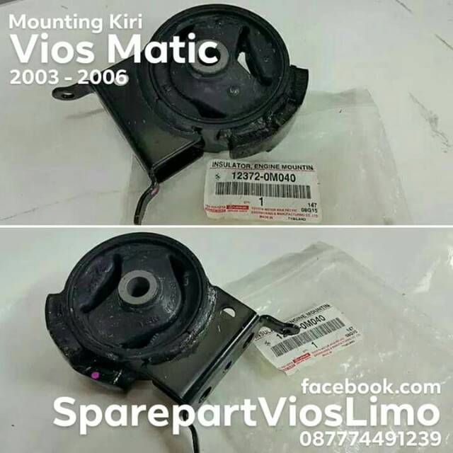 Jual Mounting Kiri Matic Otomatis Vios Limo Old Gen 1 Th 2003 2004 2004 ...