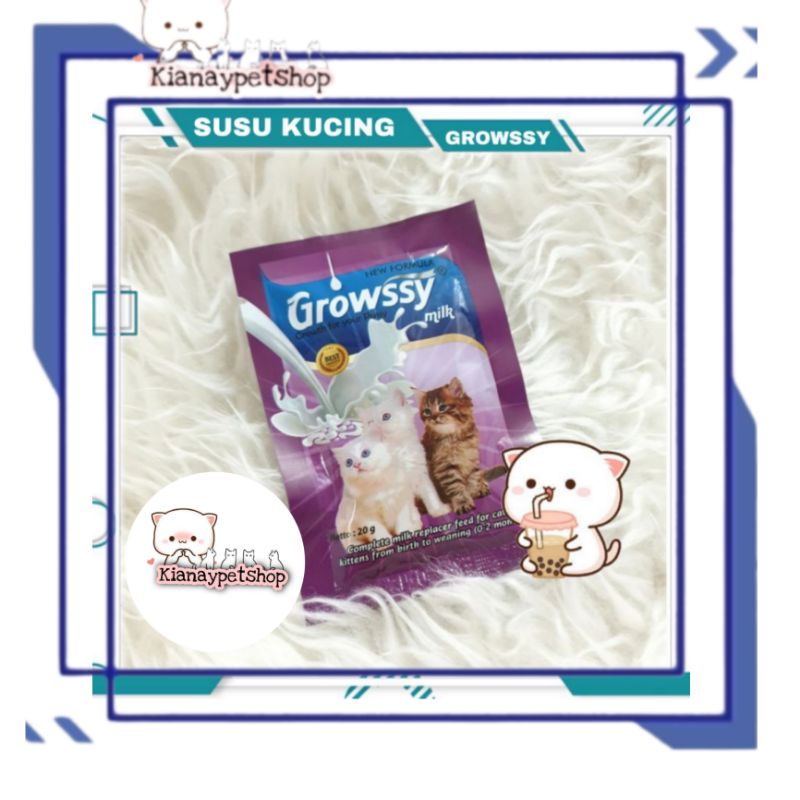 Jual PROMO!!! SUSU Kucing GROWSSY 20GR SUSU KUCING SASET SUSU KUCING ...