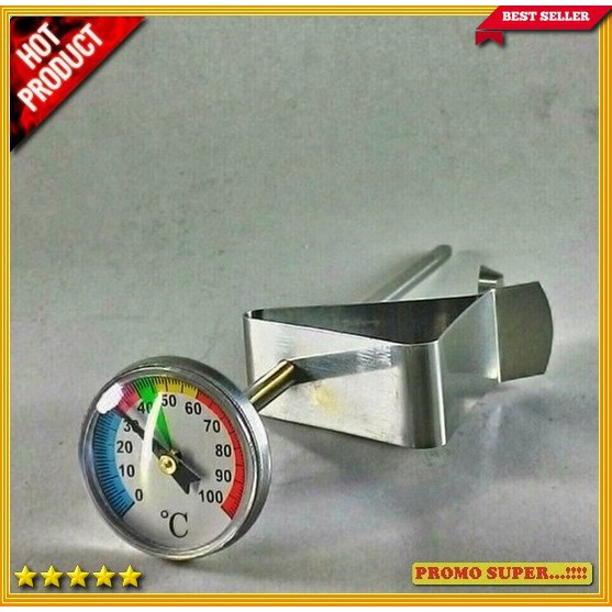 Jual Termometer Kopi Manual Mini Analog Coffee Thermometer Y2849 ...