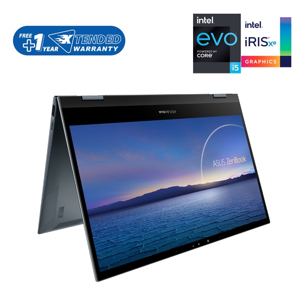 Jual ASUS ZENBOOK FLIP 13 UX363EA-OLED551 INTEL EVO (13.3"OLED/I5-1135G7/8G/512G/Pine Gray/Win10 ...