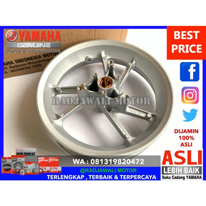 Jual VELG DEPAN NMAX N-MAX SILVER ASLI ORIGINAL YAMAHA | Shopee Indonesia