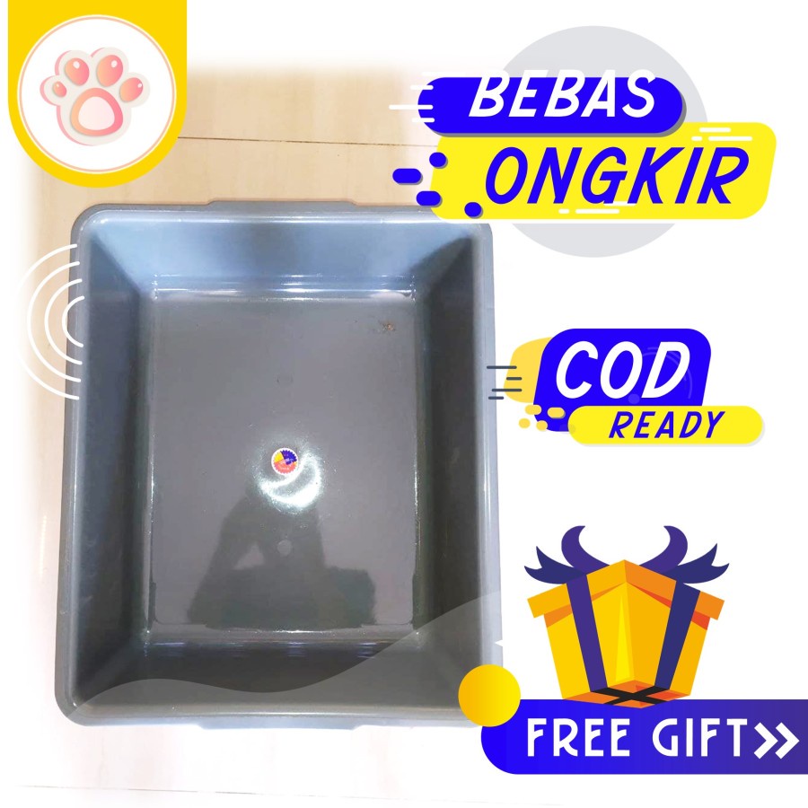 Jual Bak Pasir Kucing Kotak Pasir Wadah Pup Bak Plastik High Quality ...