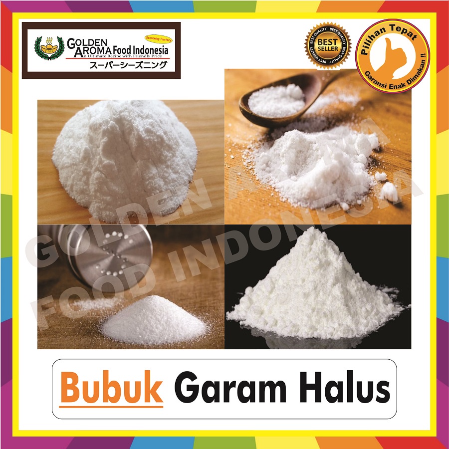 Jual Garam Halus 1 Kg Bubuk Garam Halus Beryodium 1Kg Tepung Salt ...
