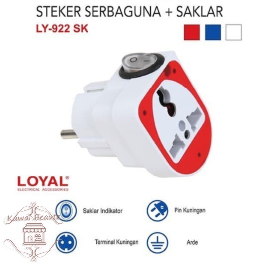 Jual LY- 922 SK STEKER COLOKAN SERBAGUNA + SAKLAR MULTI LOYAL STOP ...