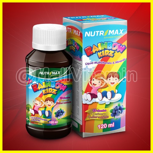Jual Nutrimax Rainbow Kidz 120Ml Multivitamin/Multi Vitamin Untuk Anak ...