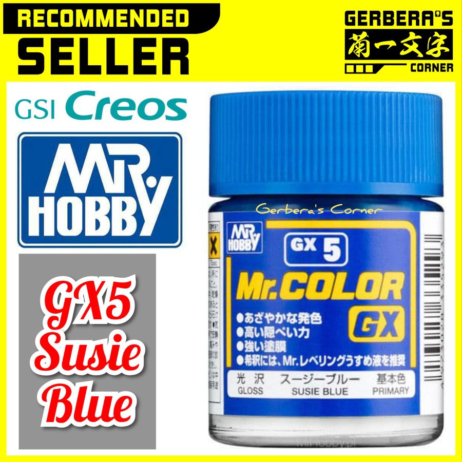Jual Mr Color GX5 Susie Blue Mr. Hobby Original - Lacquer Paint | Shopee Indonesia