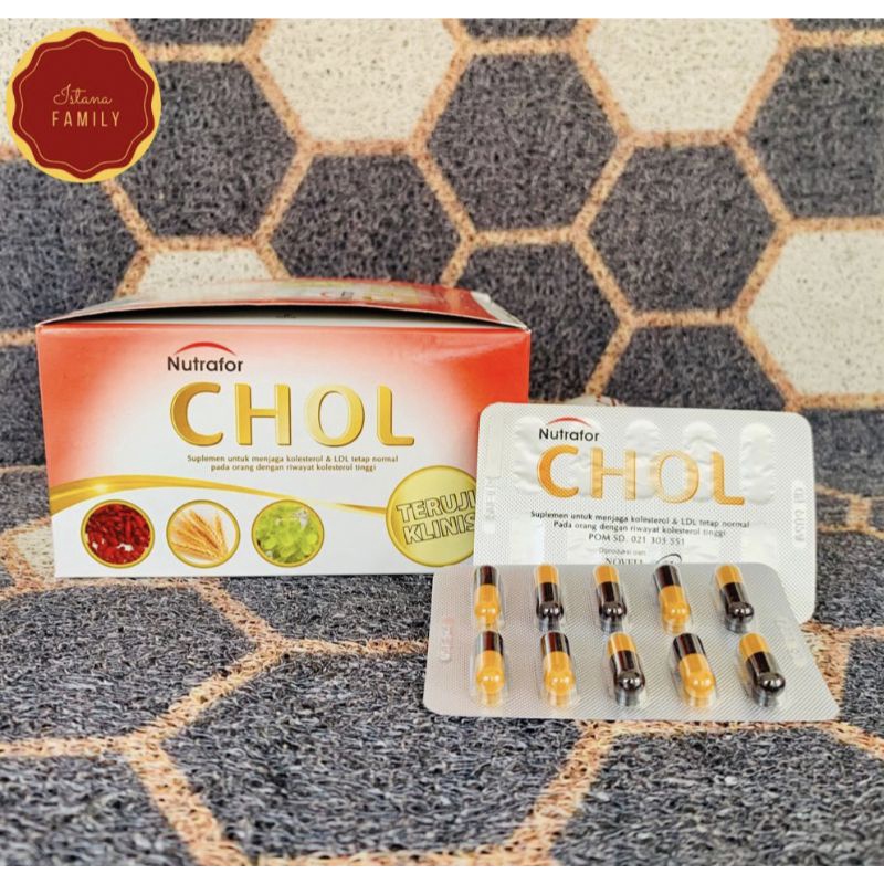 Jual Nutrafor Chol Strip isi 10 Kapsul Suplemen Menjaga Kolesterol ...