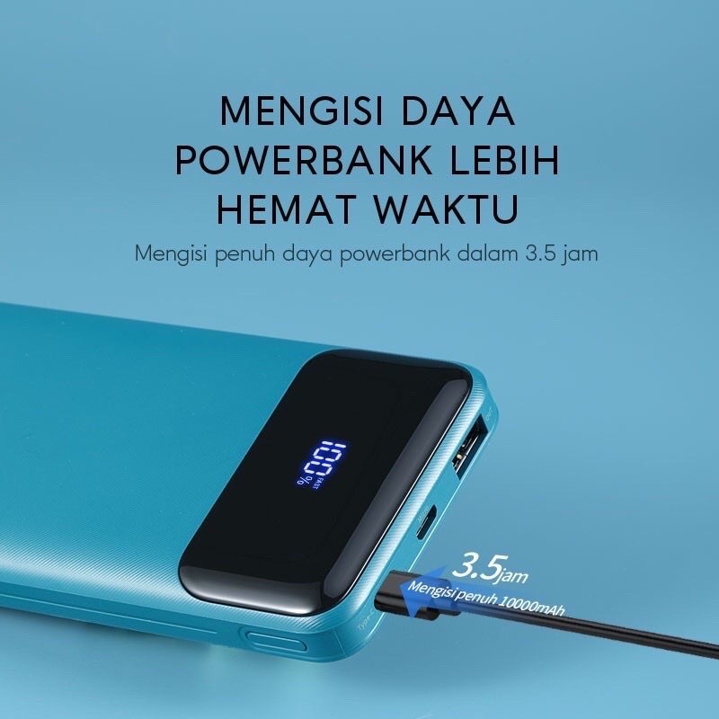 Jual VIVAN Power Bank VPB-X10 Powerbank 10000mAh 20W Output USB & Type ...