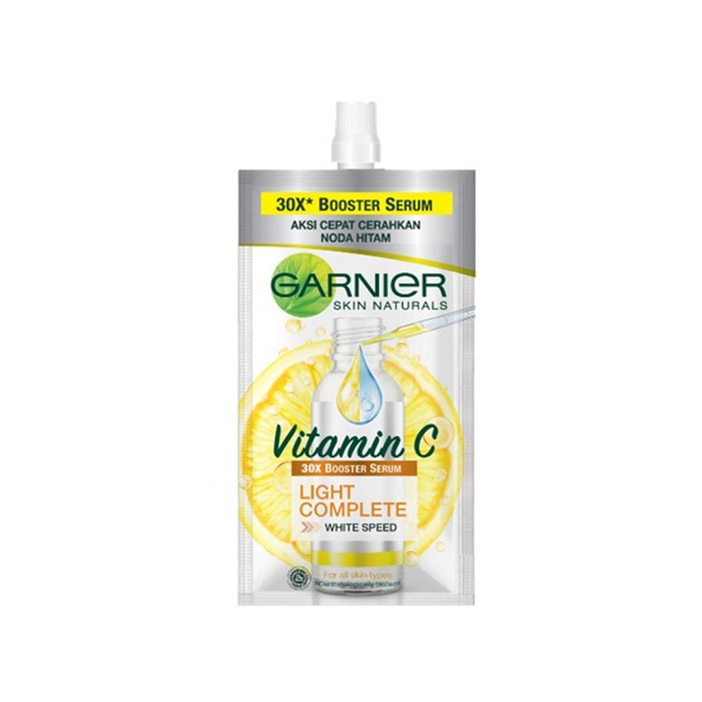 Jual Garnier Light Complete Booster Serum Vitamin C Sachet 7.5mL READY ...