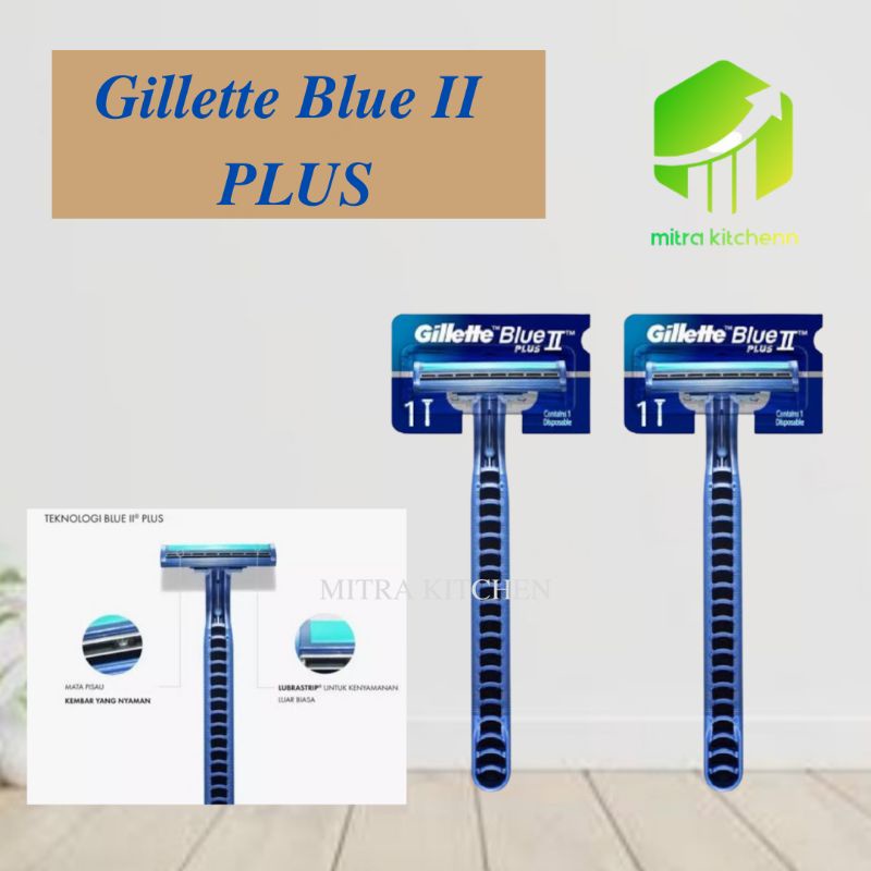 Jual Gillette Blue II Plus | Shopee Indonesia