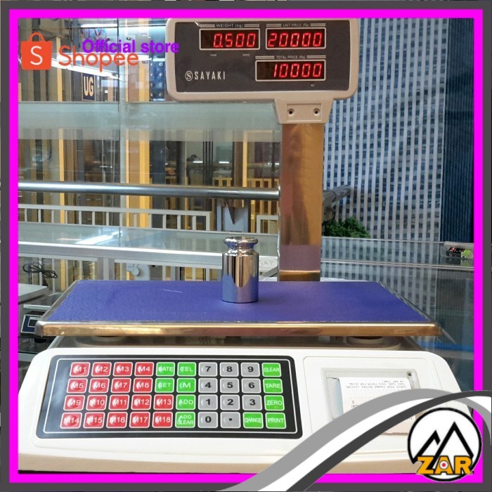 Jual Timbangan Digital Meja dan Printer Kapasitas 50kg | Shopee Indonesia