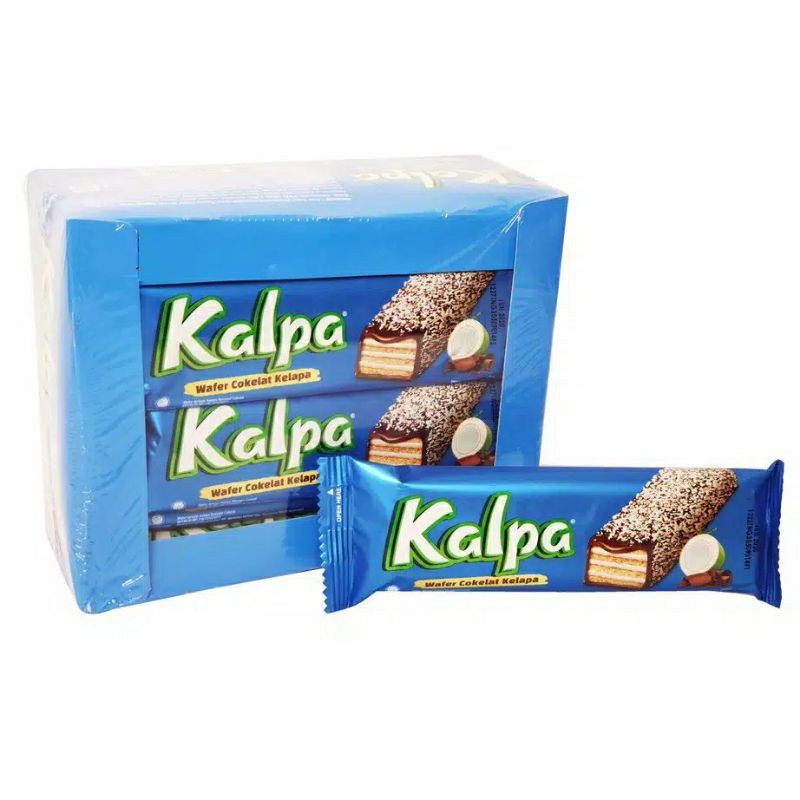 Jual Kalpa wafer cokelat kelapa 264g ( 12 bks @22g) | Shopee Indonesia