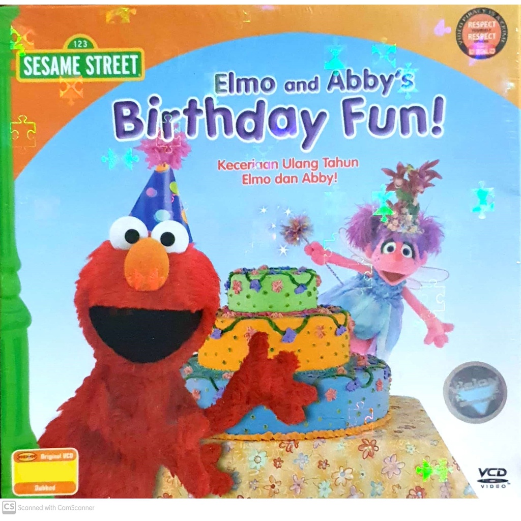 Jual Sesame Street: Elmo and Abby's Birthday Fun! | VCD Original ...