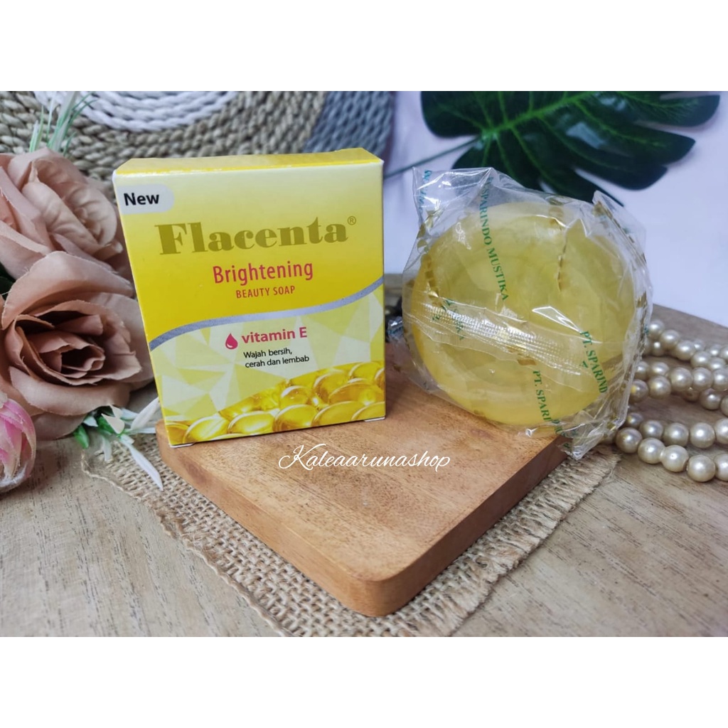 Jual Sabun Flacenta Kuning 80gr - Sabun Placenta | Shopee Indonesia