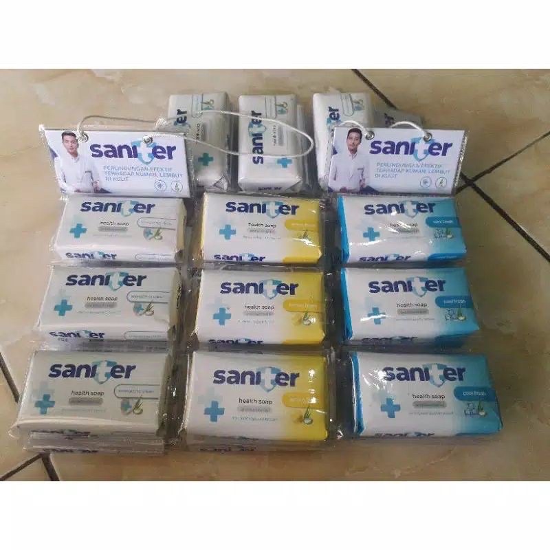 Jual Saniter Health Soap Antibacterial 105gr Bar Soap Sabun Batang ...
