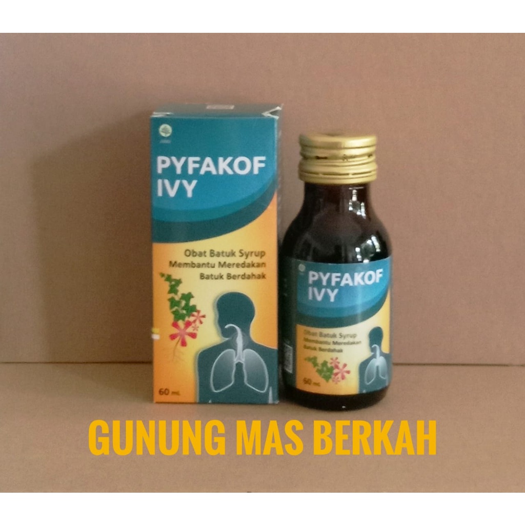 Jual PYFAKOF IVY SYRUP Pyfakof Ivy Sirup pyfakof ivy sirup 60 ml ...