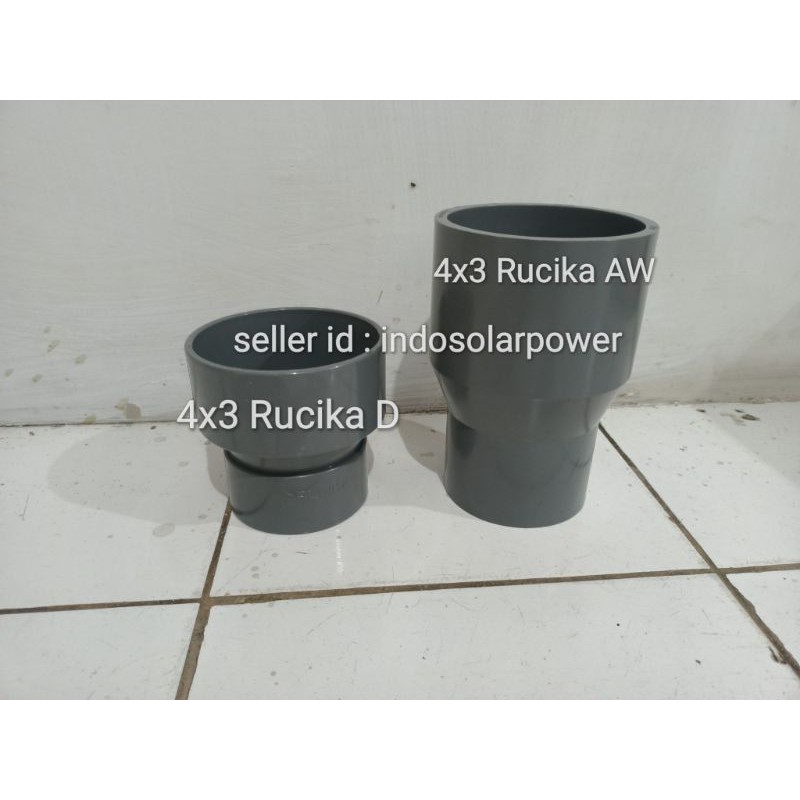 Jual Reducer R Sock RUCIKA 4x3 4x2 4x2,5 4x2.5 inch 4" ke 3" 2,5" 2.5 ...