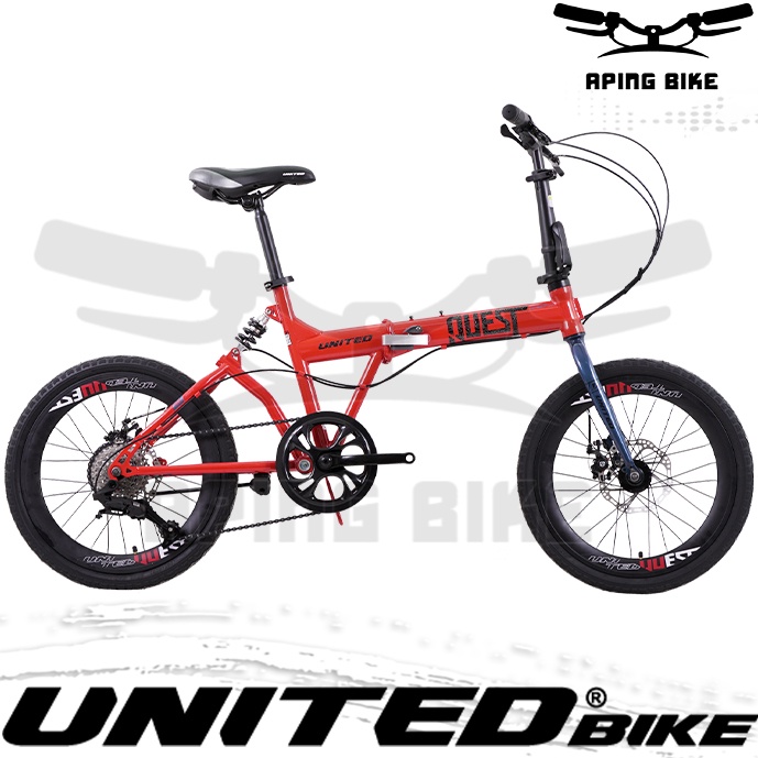 Jual Sepeda United Quest CI-04 20 Sepeda Lipat Dewasa Folding Bike 20 ...