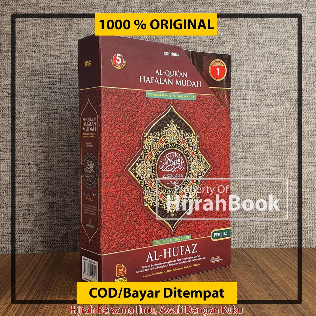 Jual COD AL Quran Hafalan Super Mudah Per Juz Al Hufaz A4 Ukuran Besar ...
