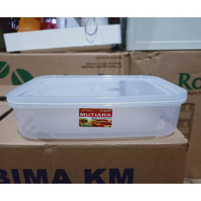 Jual Toples box kotak trasparant / toples kue kering / catering / kotak tempat makan 900 ml segi ...