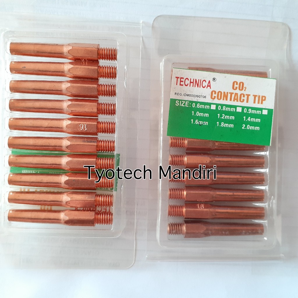 Jual CONTACT TIP CO TYPE PANASONIC CUCRZR M6 x 45 x 1,6mm | Shopee ...