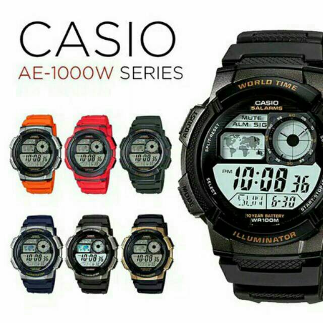 Jual Casio Original AE-1000 Limited Series ( BestSeller Jam Pria ) | Shopee Indonesia