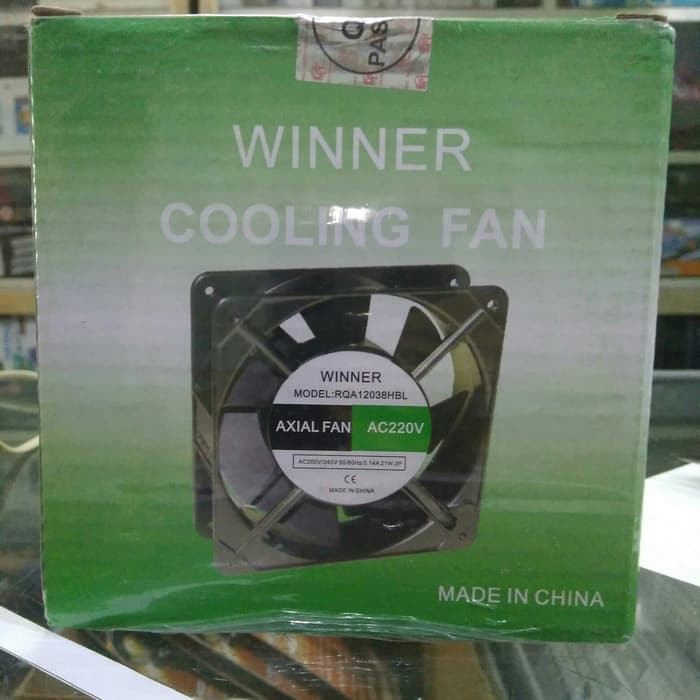 Jual Axial Cooling Fan Winner Ball Bearing 5" 12x12cm 12 cm 12cm 220VAC ...