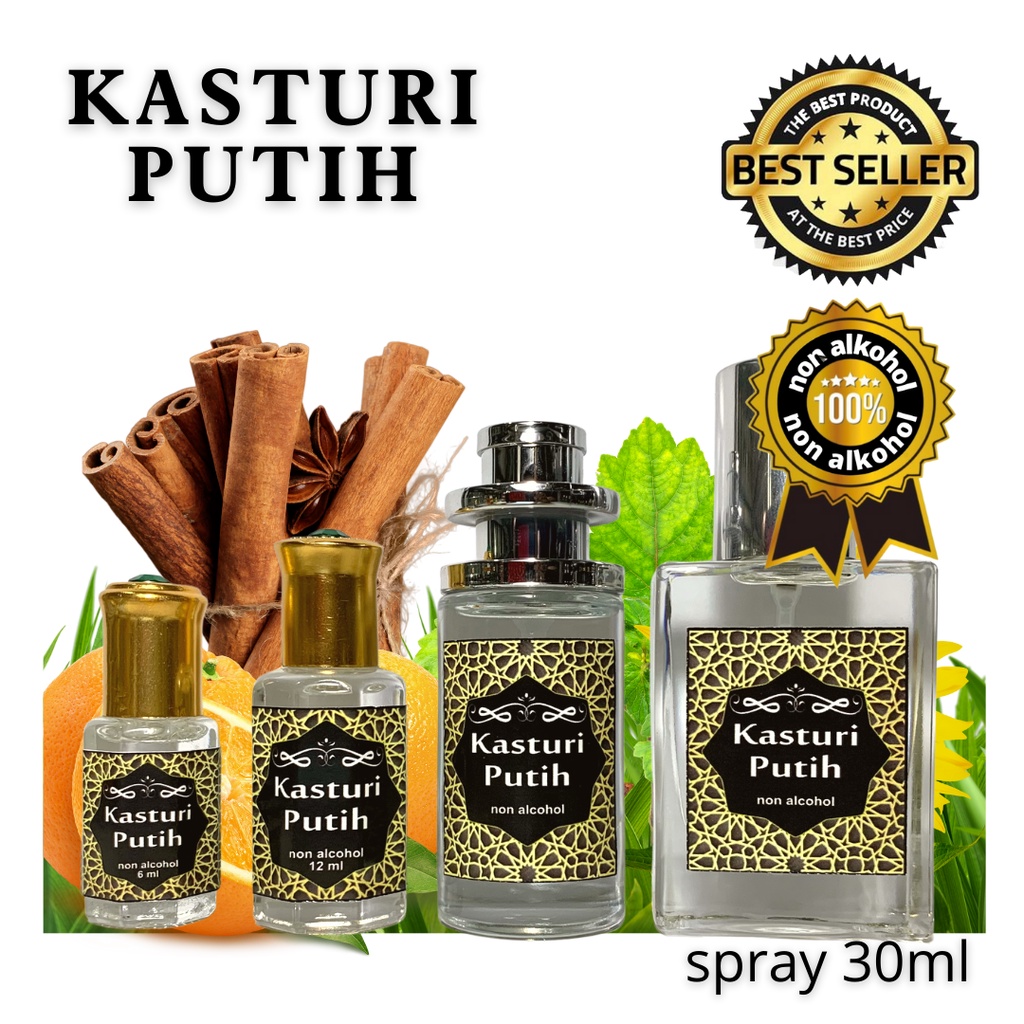 Jual Parfum Kasturi Putih Minyak Wangi Sholat Non Alkohol Parfume ...