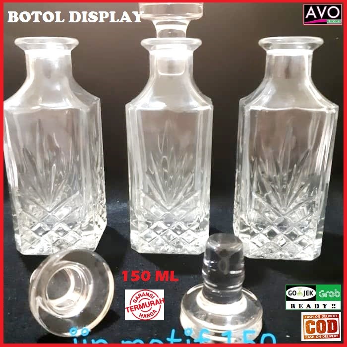 Jual botol kaca bibit parfum display crystal 150 ml | Shopee Indonesia
