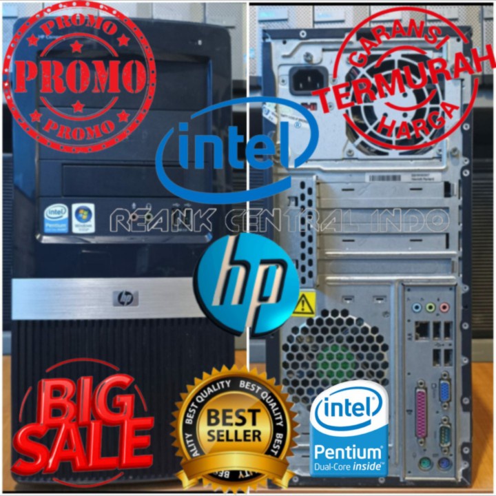 Jual Cpu Dual Core Ram 2GB HDD 250GB wINDOWS7 Siap Pakai PC Hp compaq ...
